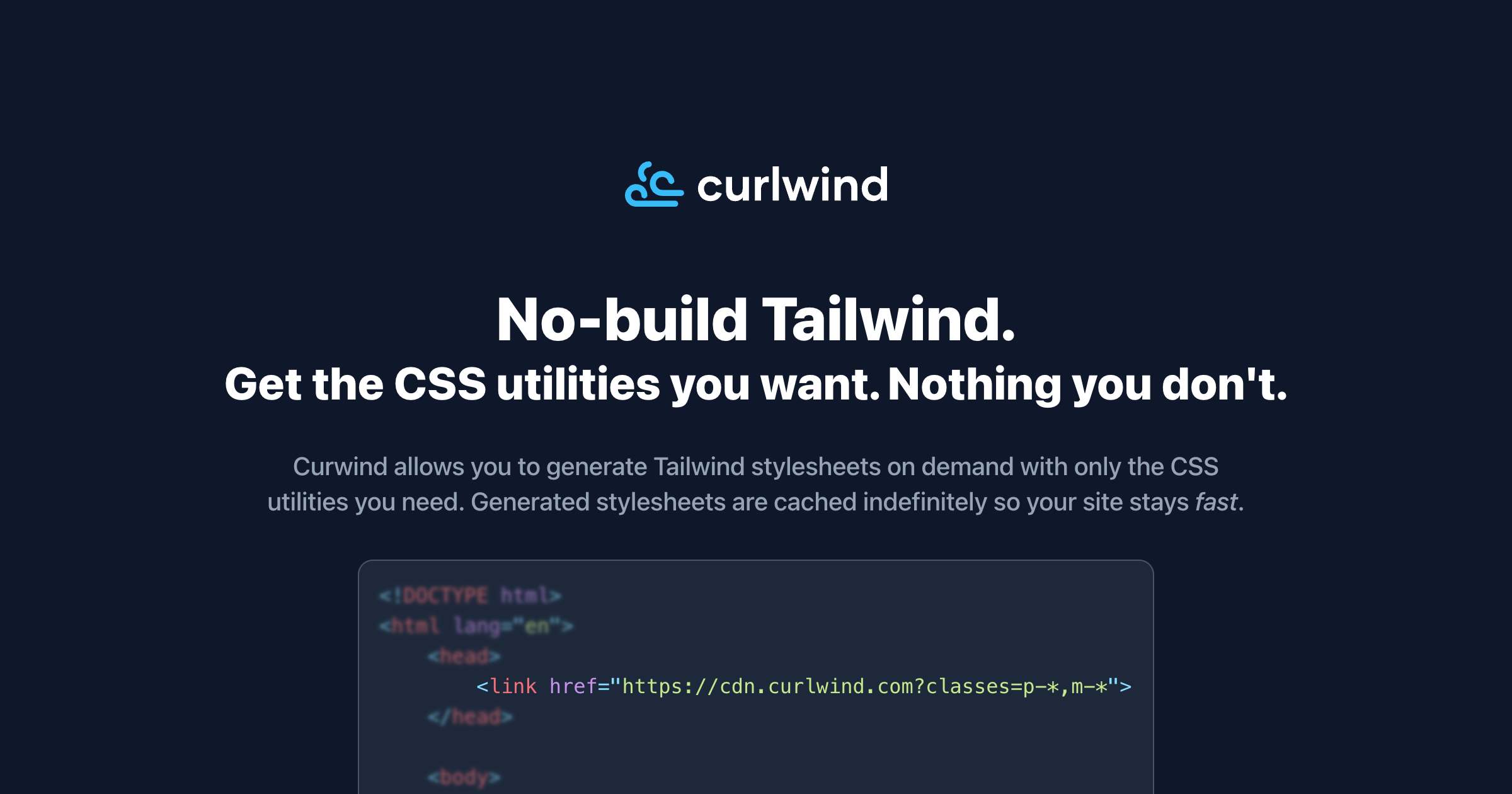 Curlwind | Tailwind Utility Generator